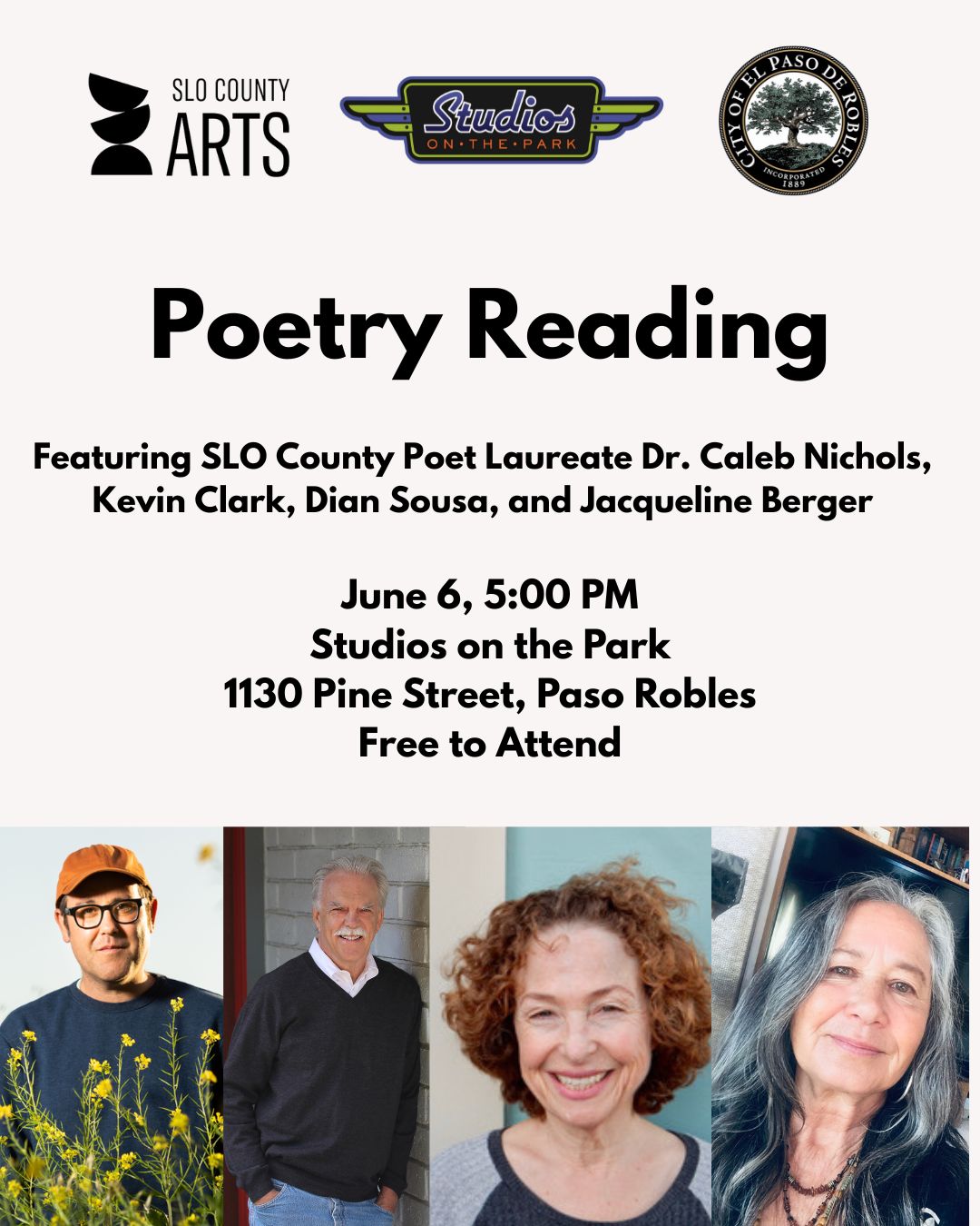 Poetry Reading - Studios on the Park